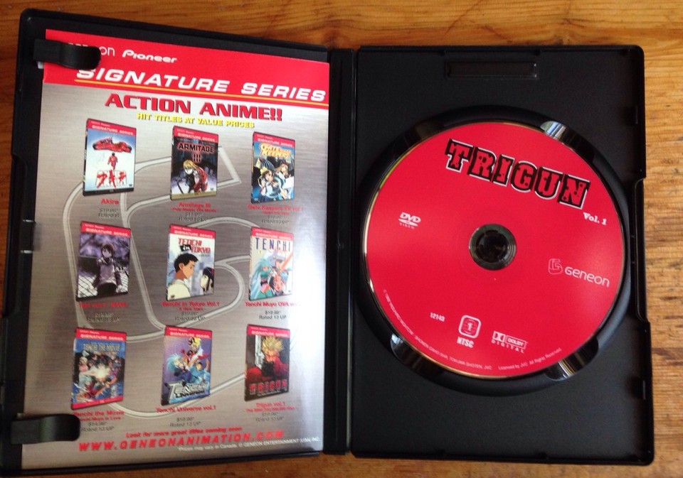 Trigun DVD - Vol. 1: The $$60,000,000,000 Man Episode 1-4 Signature ...