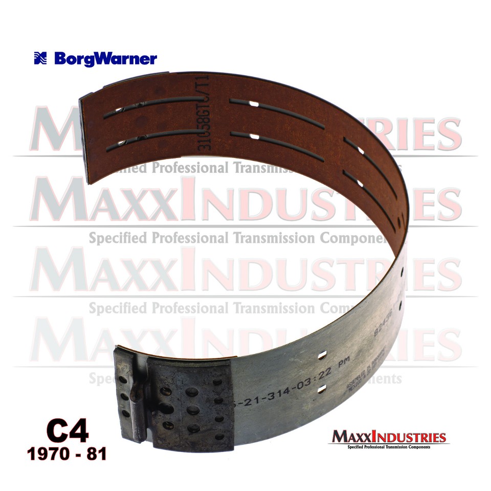 1970-81 C4 Transmission Rebuild Master Kit with Borg Warner Clutches ...
