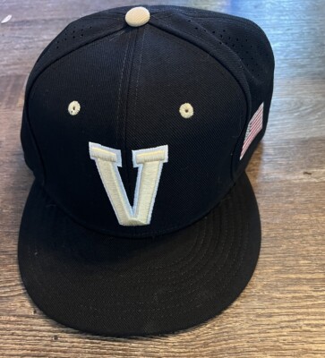 Vanderbilt Commodores Nike Baseball Hat Game Used Team Issued Hat #5 6 ...