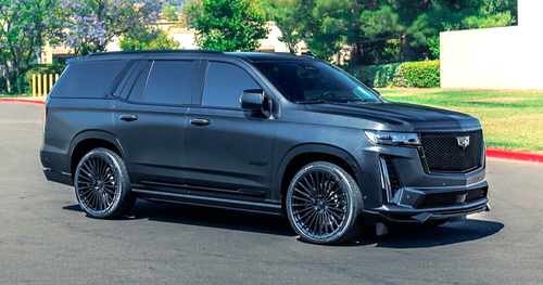 24” AGL88 GLOSS BLACK FORGED WHEELS RIMS FOR CADILLAC ESCALADE 24X10 ...
