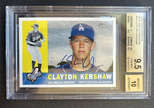 2009 Topps Heritage - Real One Autographs Clayton Kershaw #ROA-CK (AU ...
