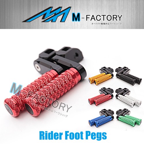Red M-Grip 40mm Extended Front Foot Pegs For VFR 800 F Interceptor 800 ...