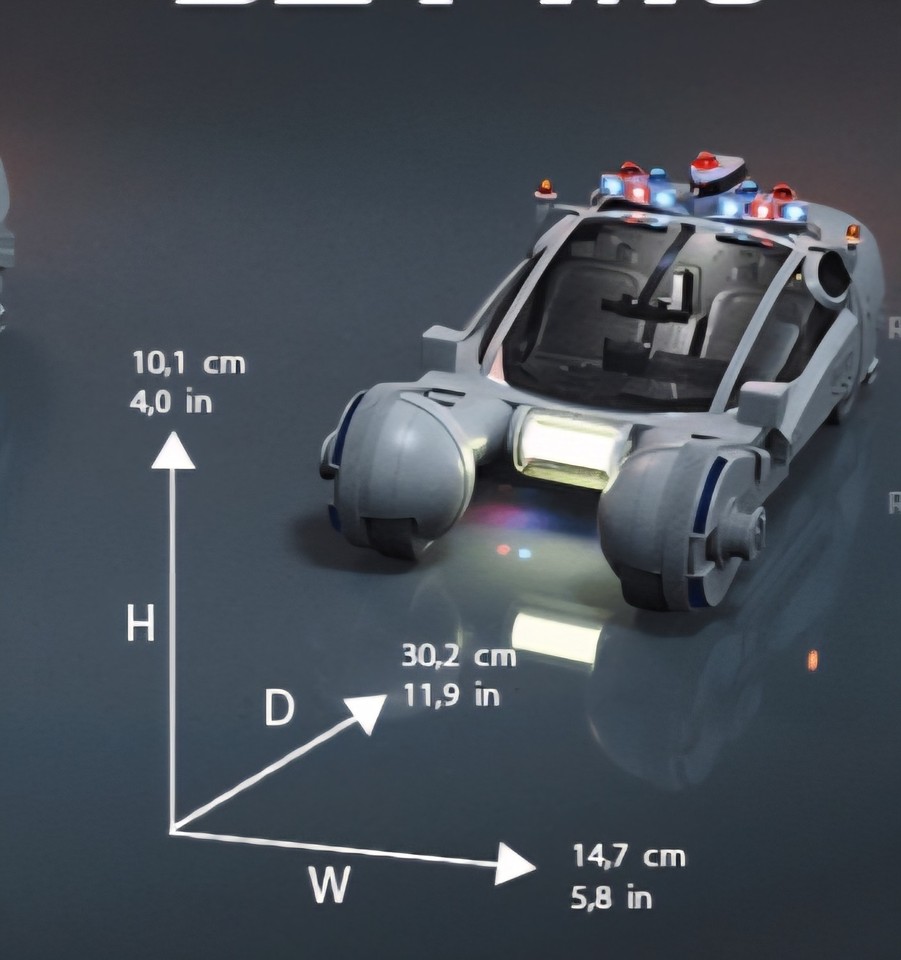 Blade Runner 1/18 Scale Police Spinner 3d Model Kit W Movable Wheels | eBay
