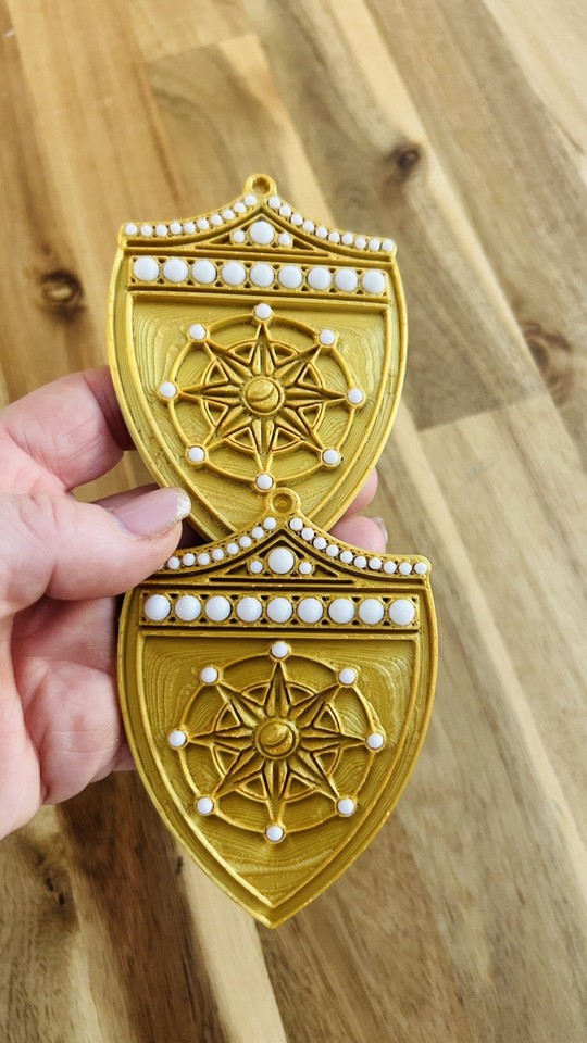 The traitors golden shield tv game prop | eBay UK