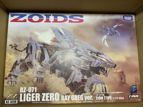 ZOIDS CORE BOX Limited AZ02-EX Liger Zero Ray Greg Specification Figure ...