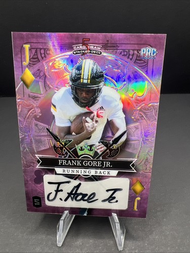 2023 Wild Card Auto 5 Card Draw Stacked Deck PRC Rookie Joker 1/1 Frank ...