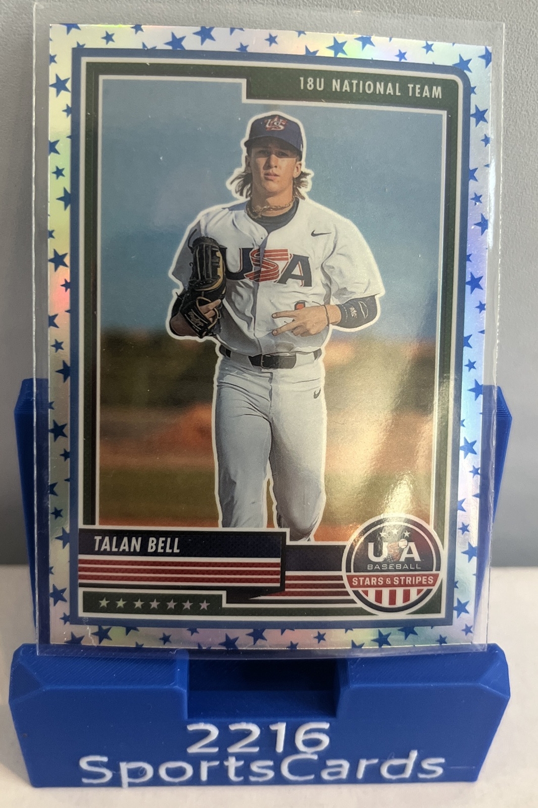 Talan Bell 2023 USA Baseball Stars And Stripes Stars Parallel | eBay