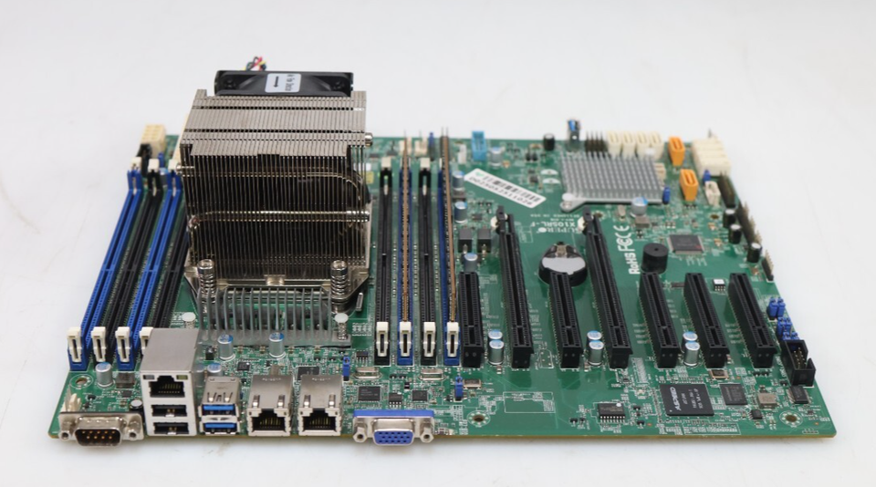 Supermicro X10SRL-F ATX Motherboard + Intel E5-2640 v3 CPU + 16GB DDR4 ...