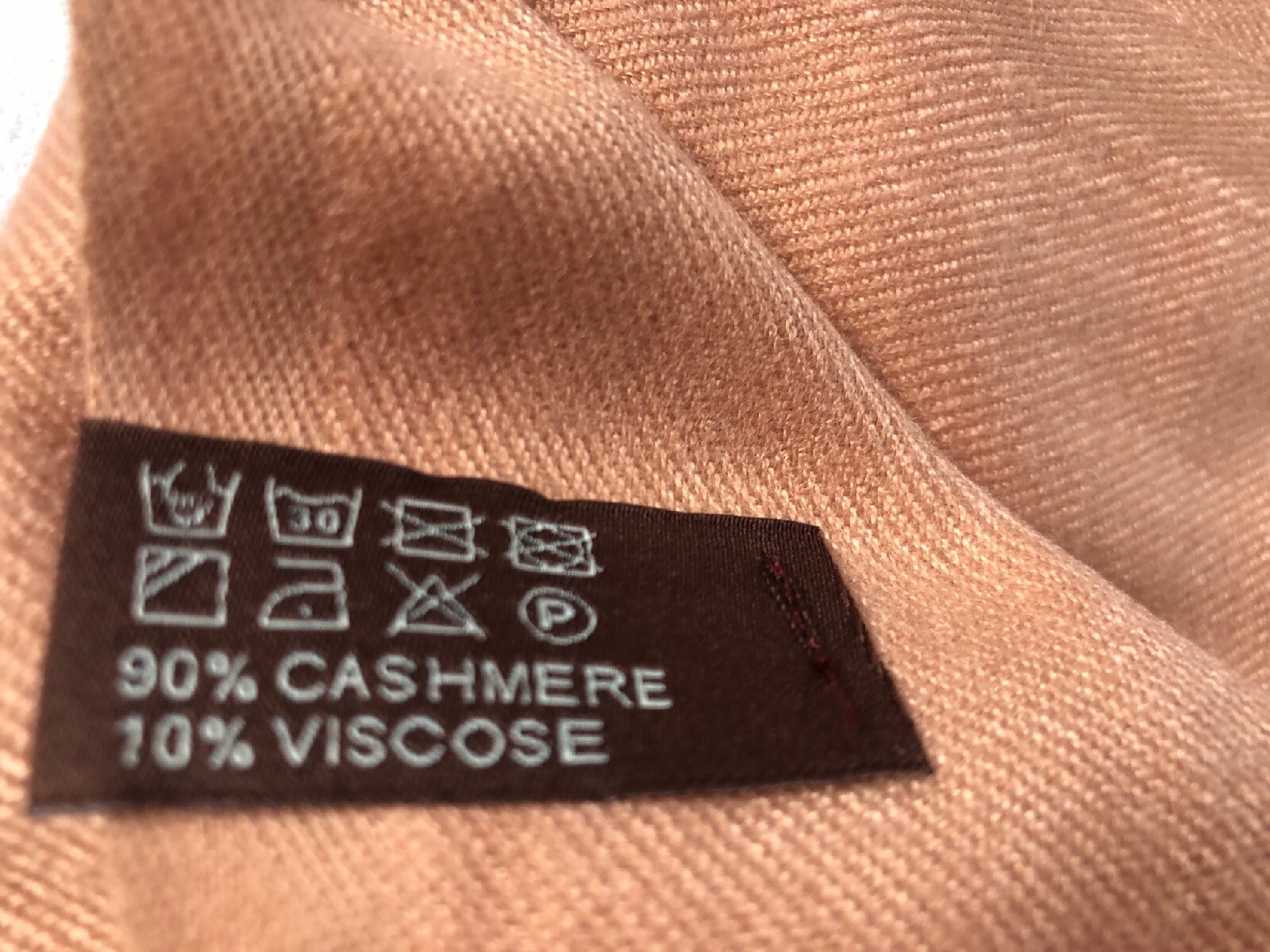 Ladislo Brand LUXE Ultra Soft XL Scarf/Wrap 90% Cashmere Rich Brown ...