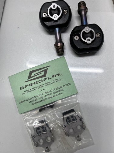 VTG Speed play Frog Titanium Pedals + Cleats | eBay