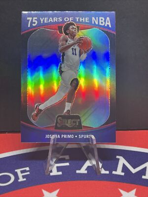 2021-22 Select Joshua Primo #75 RC 75 Years Of The NBA Silver Prizm ...