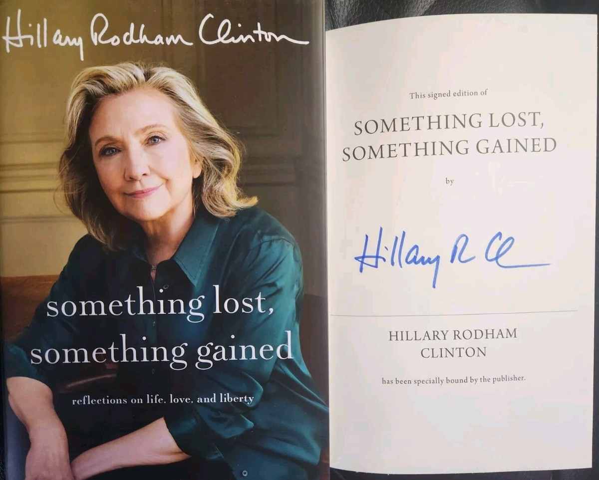 Hillary Clinton Book Signing FOR LOVE OF POLITICS Bill And Hillary