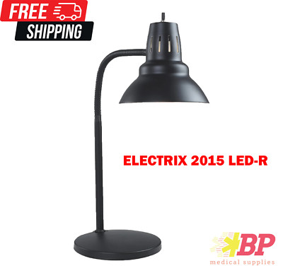 ELECTRIX 2015 LED-R Gooseneck Machine LED Light Desk Lamp 21" - BLACK ...