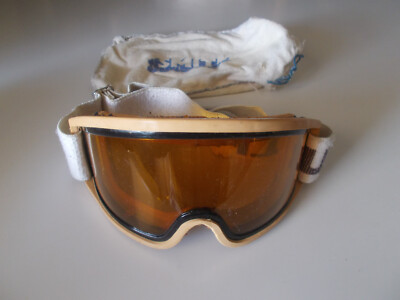 Vintage Smith Ski/Snow Goggles Tan Frame Orange Lens with Original Bag ...