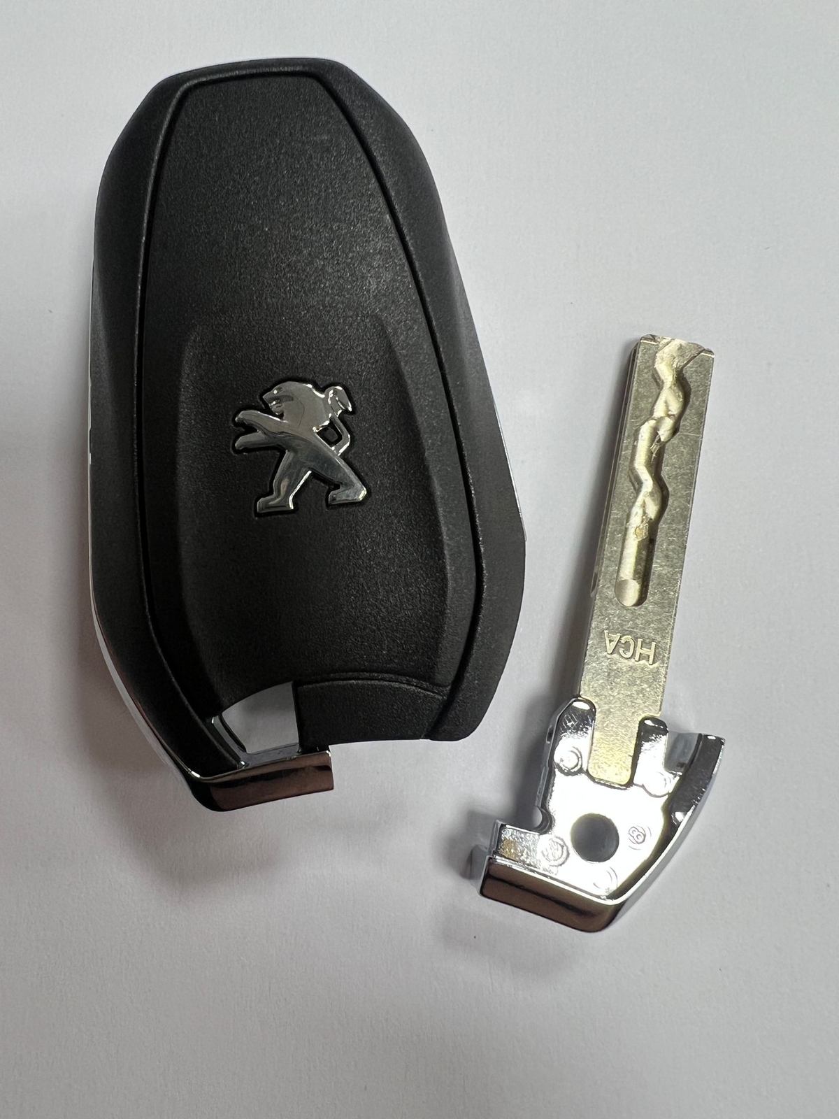 GENUINE PEUGEOT 3 BUTTON REMOTE SMART KEY FOB. TESTED & WORKING VALEO ...