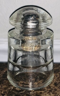 Vintage Hemingray 16-41 CSA Glass Insulator Clear Glass Nice Condition ...