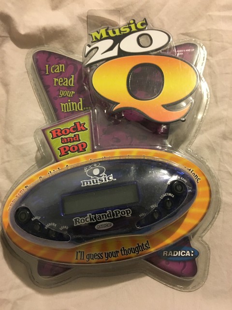 2006 Radica 20q 20 Questions Rock and Pop Music Electronic Hand Held ...