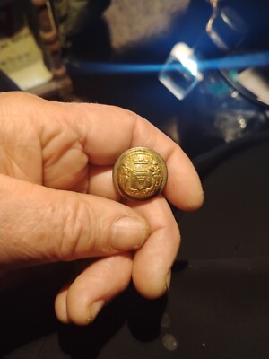 Civil War Wisconsin State Seal Coat Button Scovill Mfg Co Waterbury ...