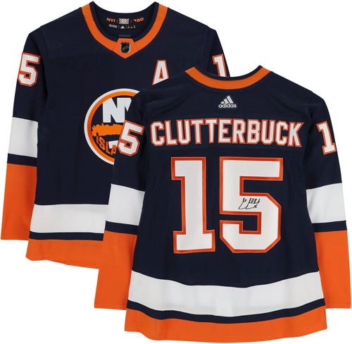 Cal Clutterbuck Islanders Signed 2020 Reverse Retro Jersey 793395094173 ...
