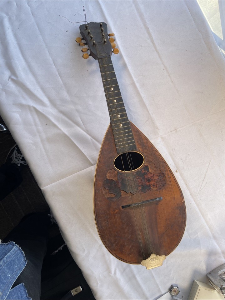 Vintage Antique 8 String “New Washburn 1893 model” mandolin antique ...