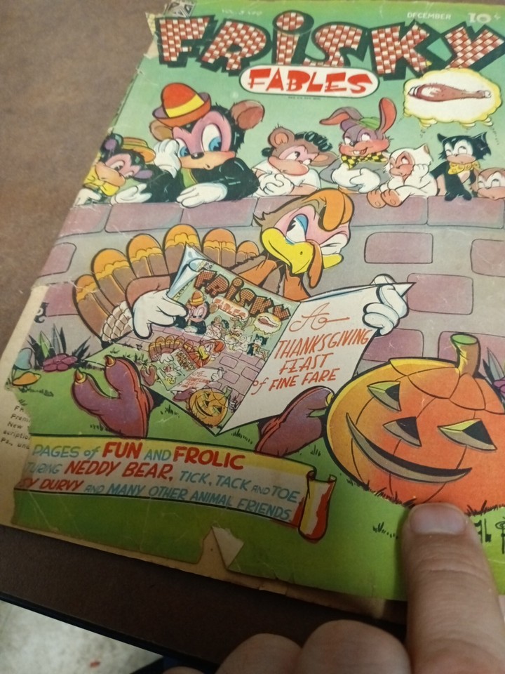 Frisky Fables V3 #9 Golden Age Humor Premium Group Comics June 1947 al ...