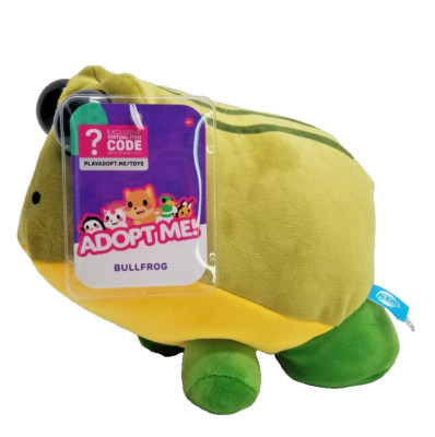 Adopt Me! Plush 8"in Pet BULLFROG Stuffed Animal Roblox 2024 Toy W ...