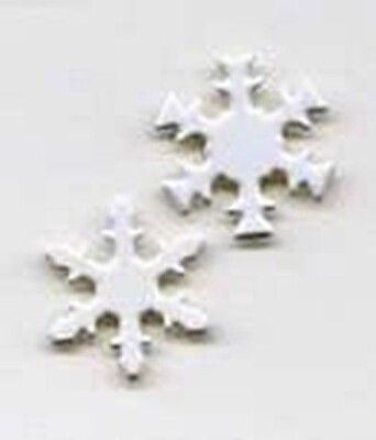 Snowflake Brads Assortment - White - Bulk 50ct | eBay