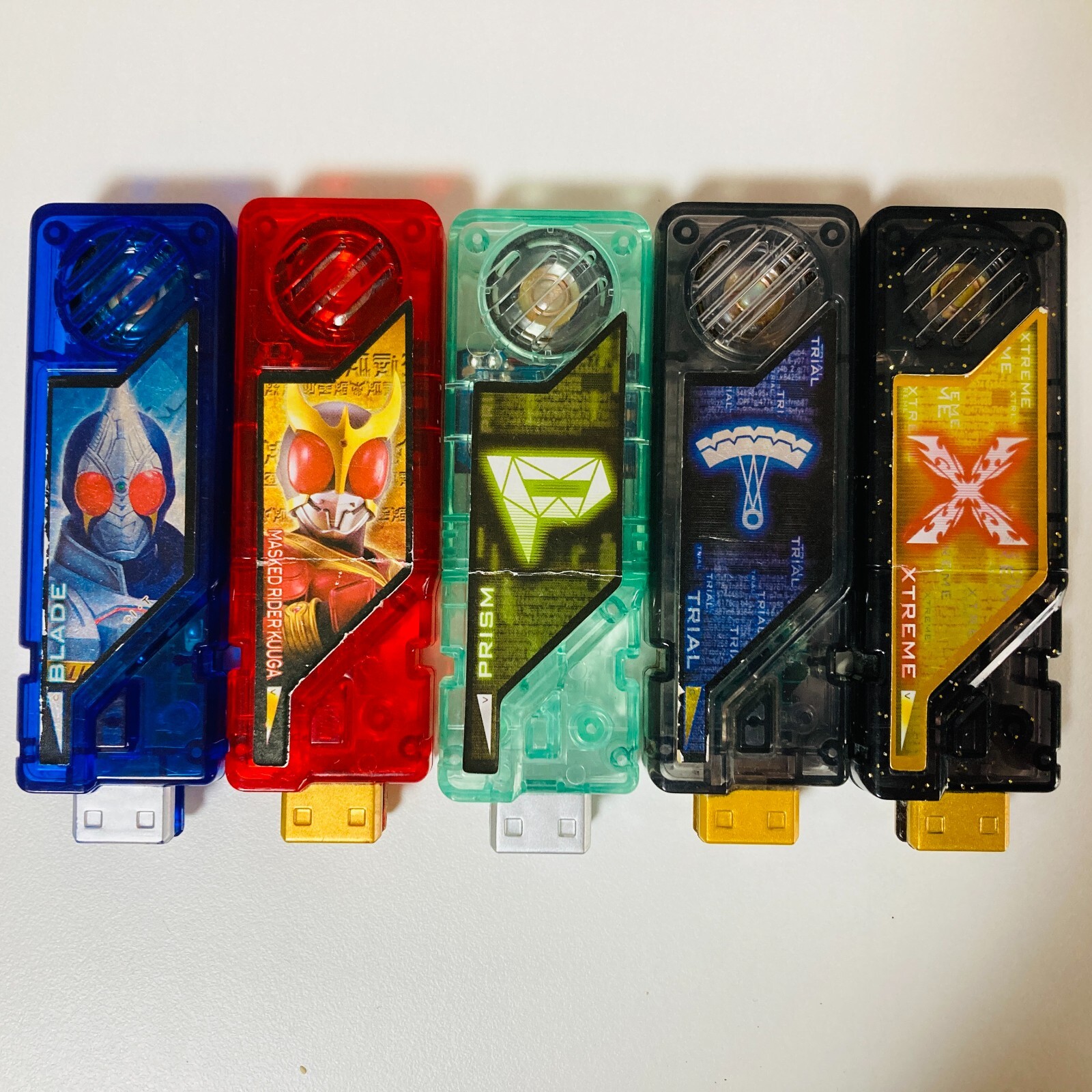 BANDAI JAPAN DX KAMEN RIDER Henshin Belt W Double Driver & Gaia Memory ...