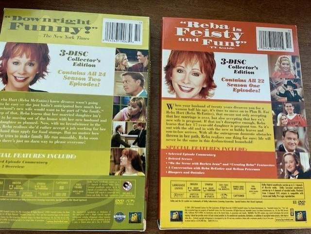 Reba Seasons 1 And 2 DVD Set Lot 24543190639| eBay
