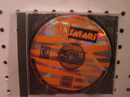 SimSafari - Maxis PC Sim Animal Safari Theme Park Building Game CD only ...