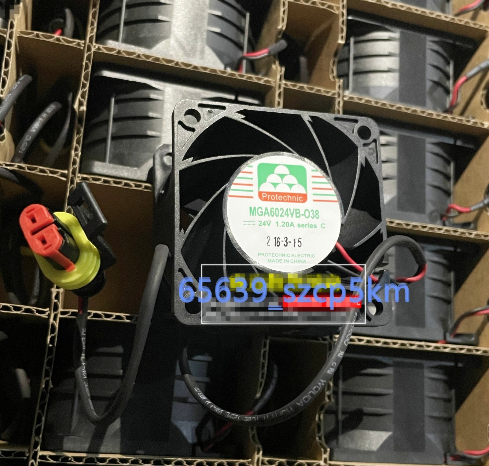 MAGIC MGA6024VB-O38 DC24V 1.2A 60X60X38MM 6038 2-PIN Converter Cooling ...