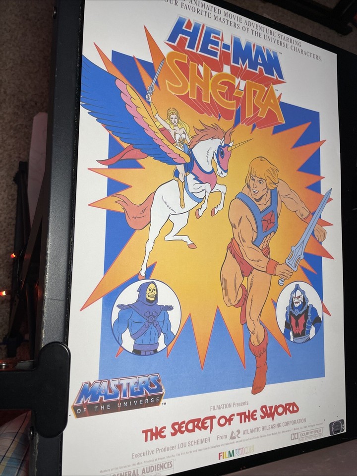 SHE-RA Animation Art Poster Print Vintage tv Show 80’s Show He-man ...