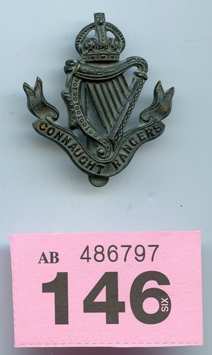 WW1 Connaught Rangers Bronze Officers Cap Badge | eBay UK