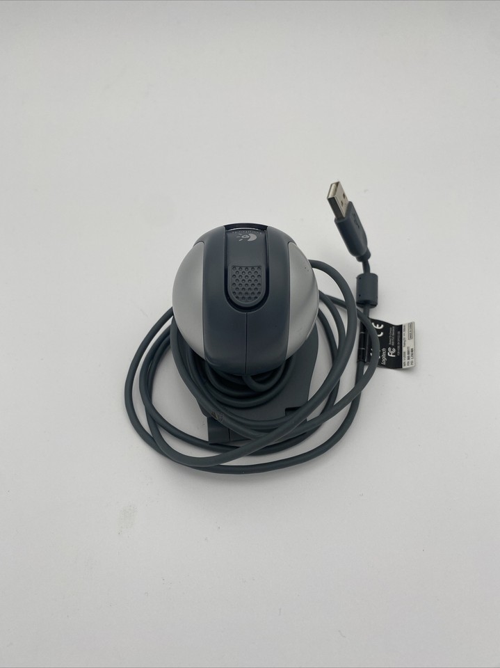 LOGITECH WEBCAM C500 V-U0006 860-000177 GREY SILVER USB | eBay