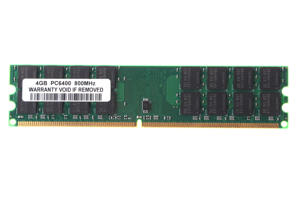1x4GB 2Rx4 PC2-6400 Desktop DDR2 800Mhz Only For AMD DIMM Memory RAM ...