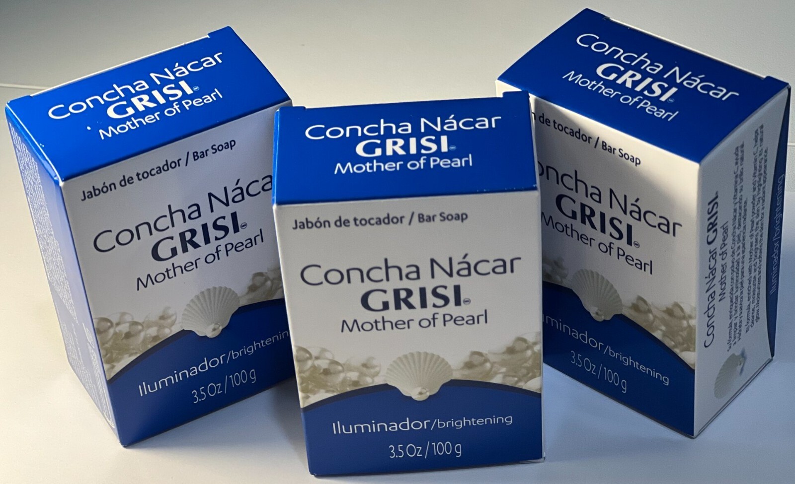 Grisi Concha Nacar Jabon Aclarante. Mother of Pearl Soap Lightening ...