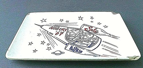 LATTE SOLE - ACQUA POZZILLO - AUGURI '67 - POSACENERE - VINTAGE - MEBEL ...