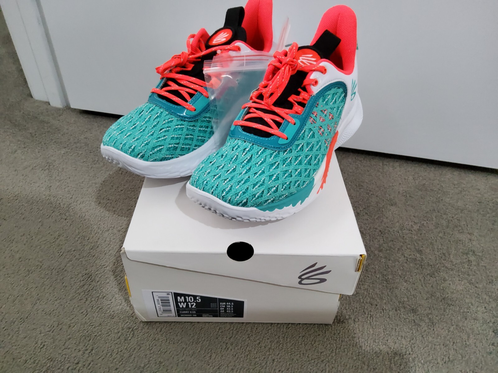 Curry 9 Elementary School Size US 10.5 Basketball Shoes | eBay