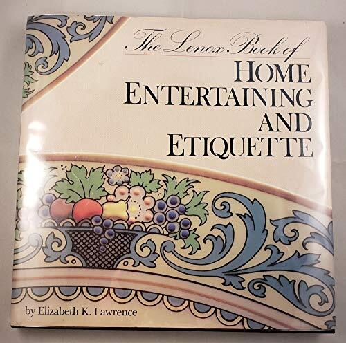 The Lenox Book of Home Entertain... by Lawrence, Elizabeth Paperback ...
