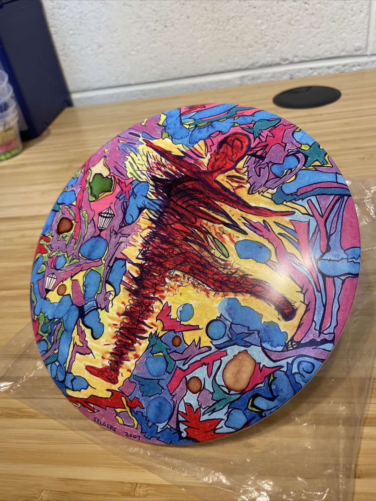 Disc Golf Art , Discraft Driver, Shawn Selders Art, Signed #36 174g ...