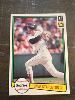 1982 Donruss Baseball Card #208 Dave Stapleton (E6) | eBay