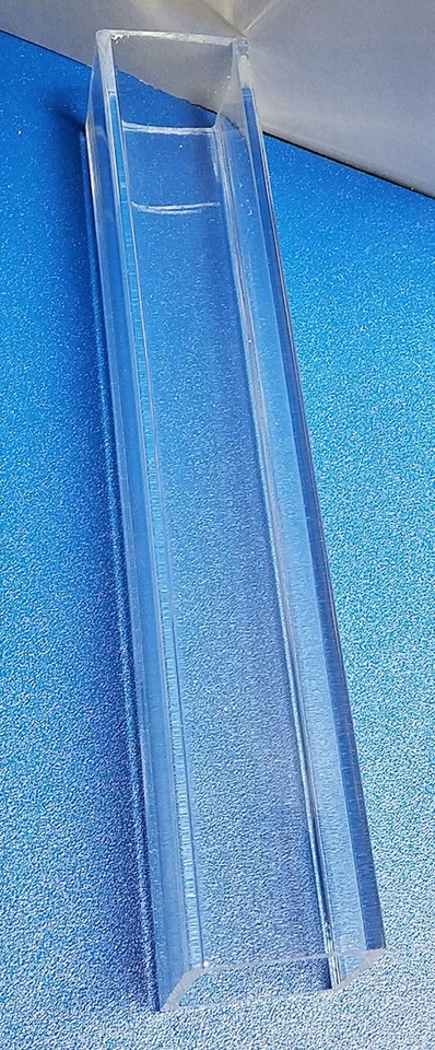 1 1/4" OD x 1" ID SQUARE CLEAR ACRYLIC PLEXIGLASS LUCITE TUBE 24" INCH ...