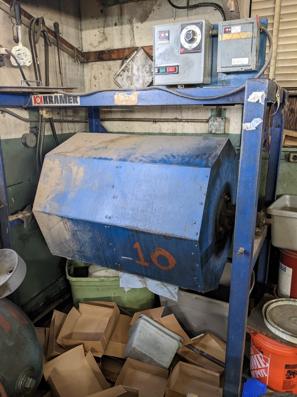 Kramer Barrel Deburring Tumbler Used For Polishing Relined Barrel | eBay