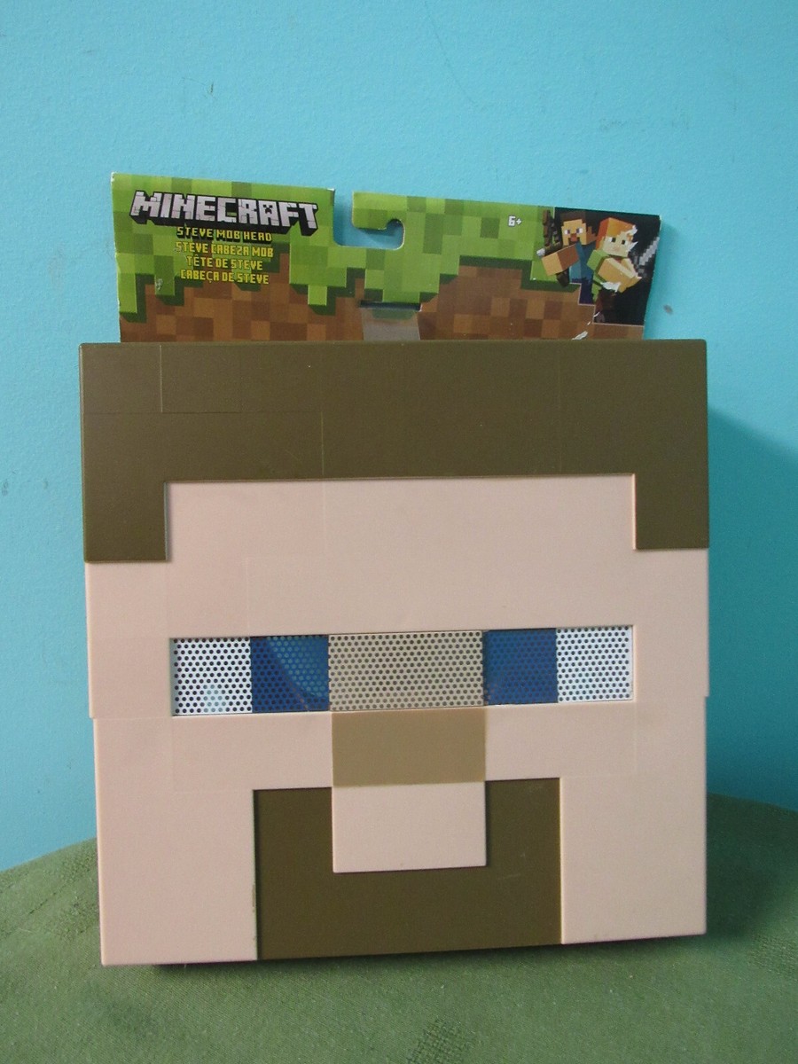Minecraft Steve Head Mask Template 55 Costumes