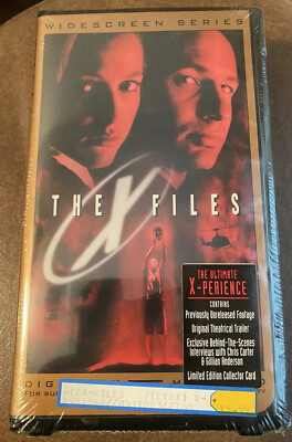 The X-Files: VHS 1998 Widescreen Duchovny Anderson Clamshell New ...