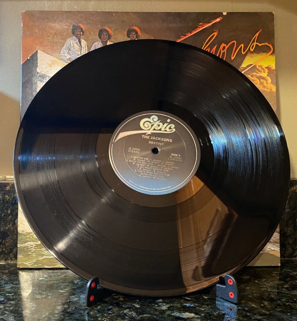 THE JACKSONS DESTINY EPIC RECORDS VINYL LP | eBay