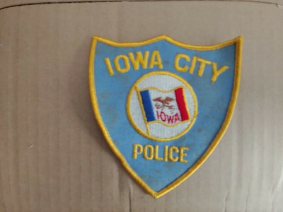 IOWA CITY IOWA IA Sheriff Police Patch STATE FLAG VINTAGE OLD MESH ~ | eBay