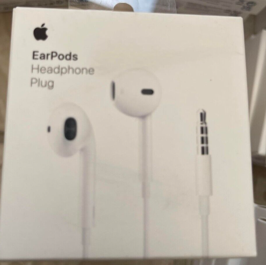 Apple EarPods with 3.5mm Headphone Plug - White - Open Box 190198107077 ...