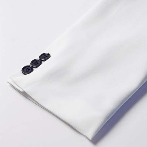 Men Two Tone Splice Jacket Suit Blazer Coat Prom Dance Show Garment ...