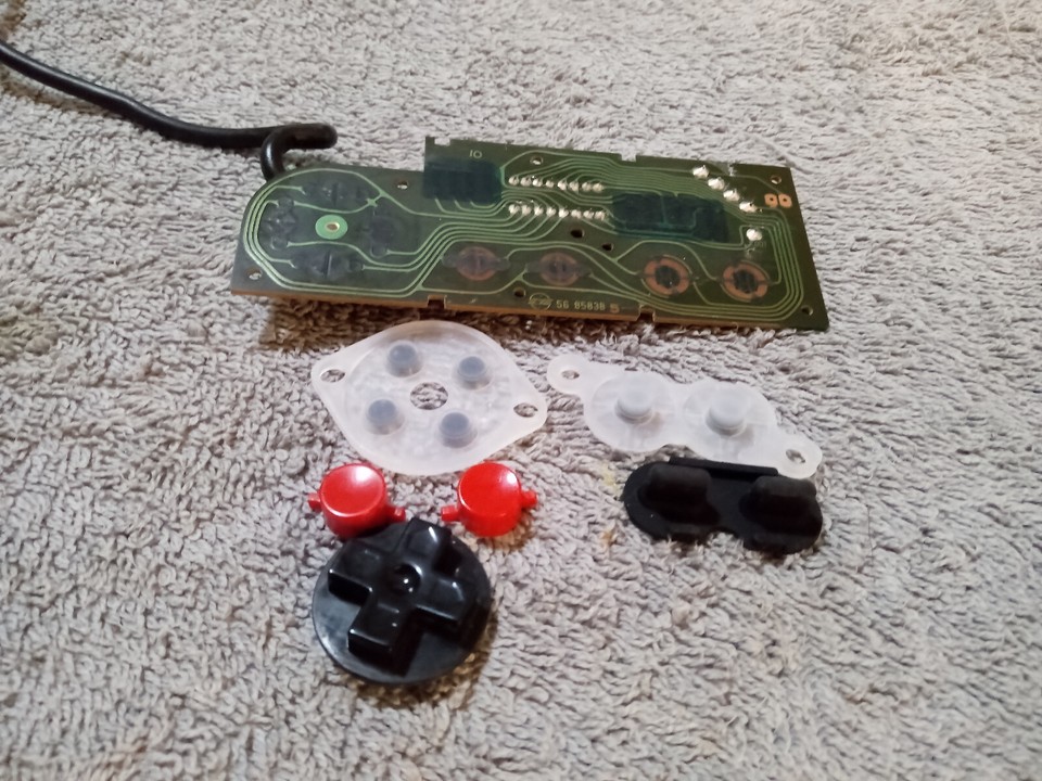 OEM NES NINTENDO CONTROLLER 100% DETAILED CLEANED & REBUILT WITH NEW ...